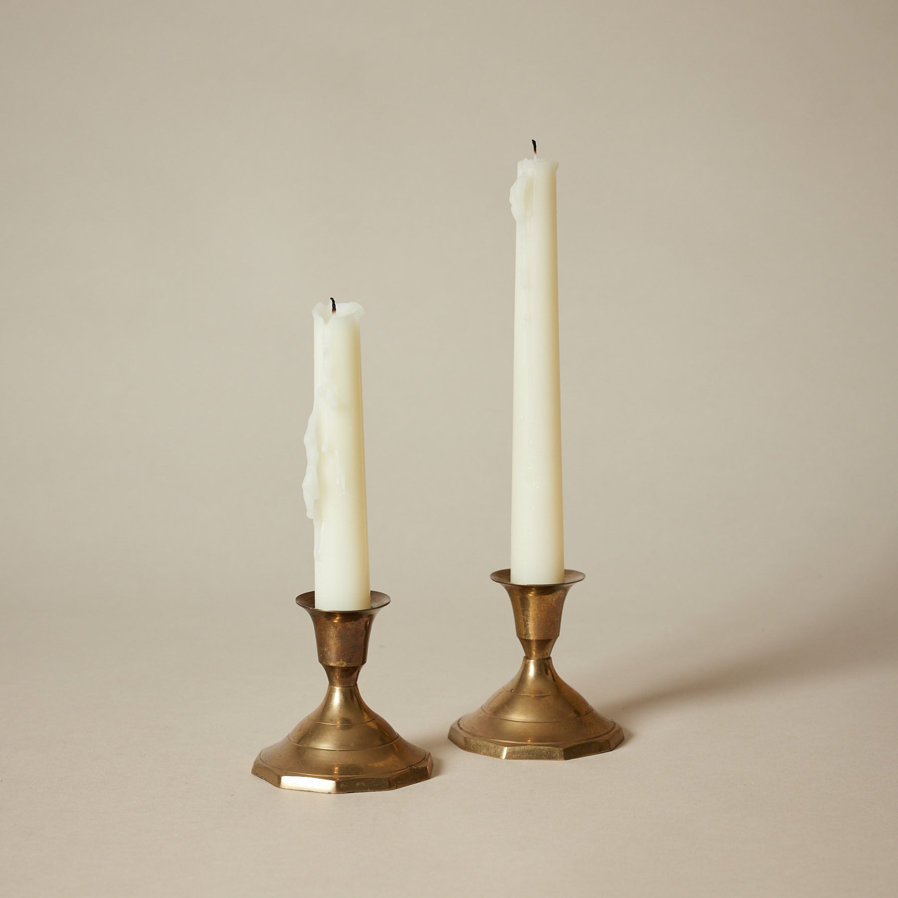 Duo of Small Candlesticks – Blanc Marine Boutique